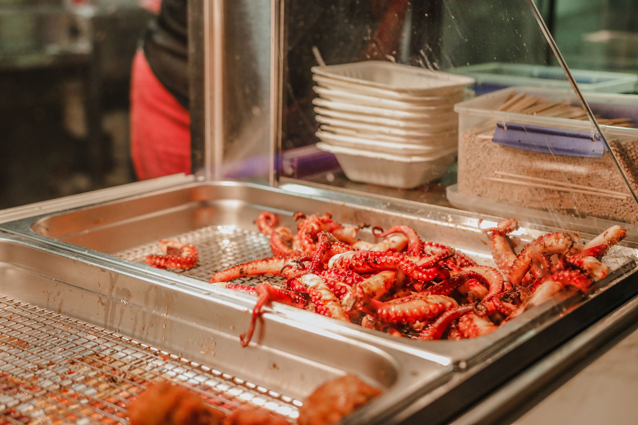 Charcoal & Pickled Octopus